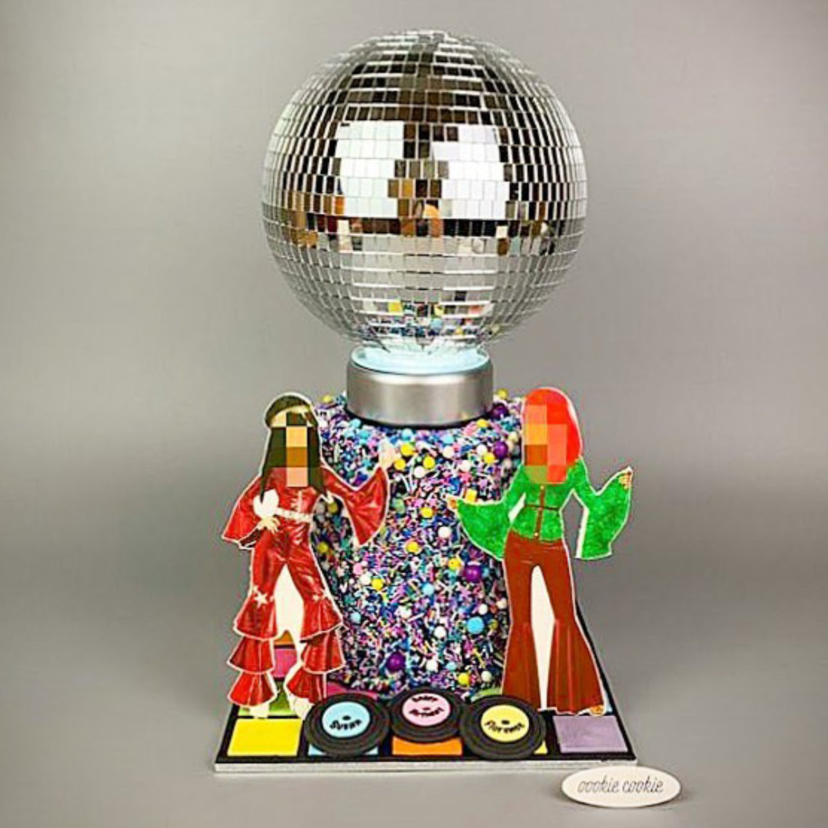Disco Ball Cake - Friends – Oookie Cookie