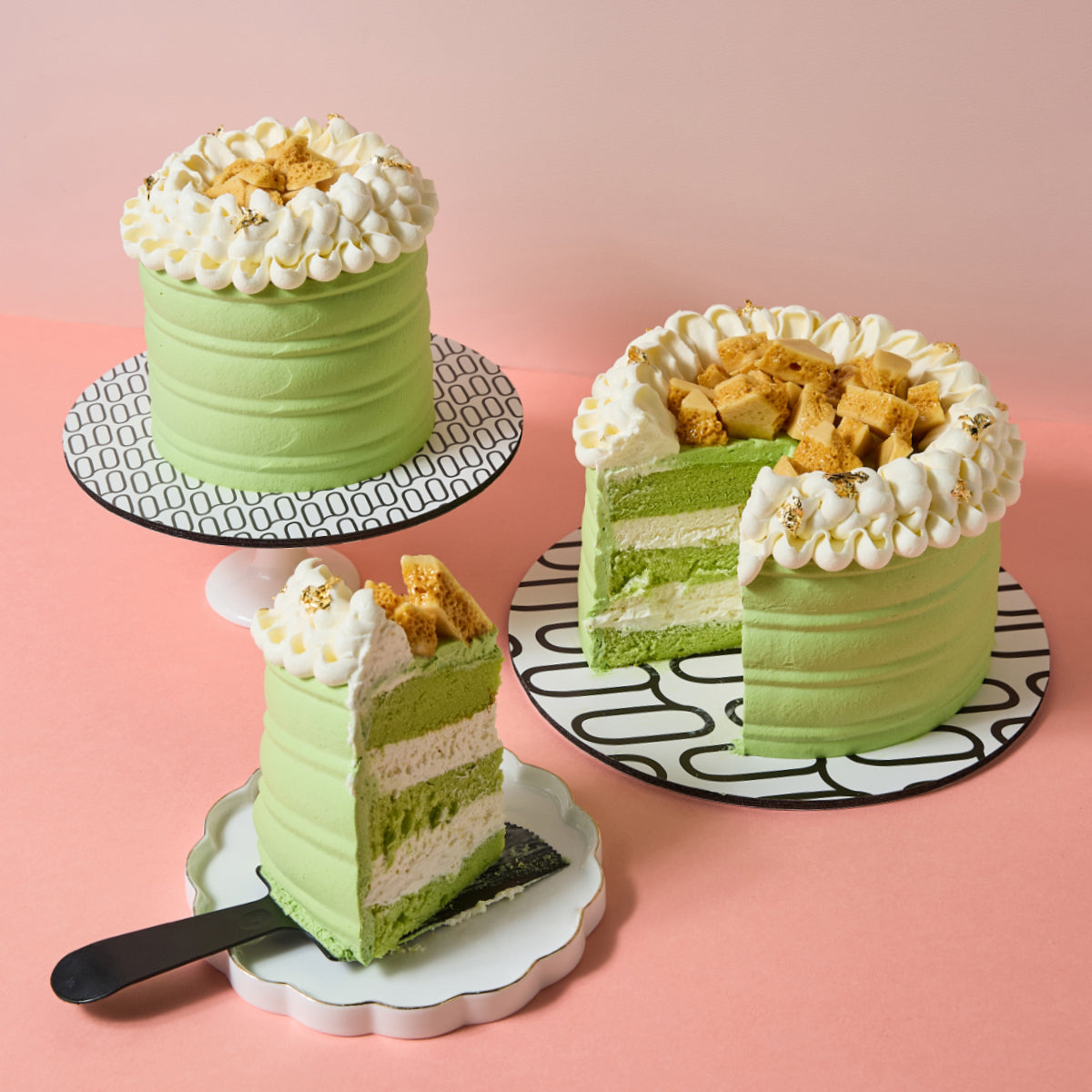Pandan Crunch Cake – Oookie Cookie